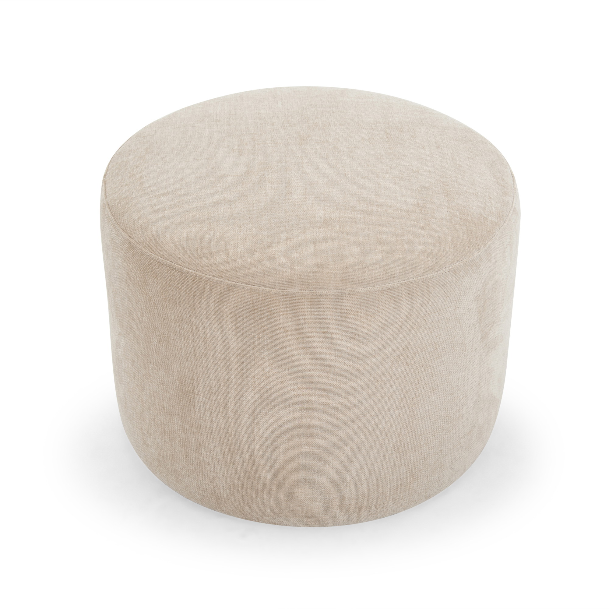 Puffer og fotskamler. Oppdater stuen med en rund puff