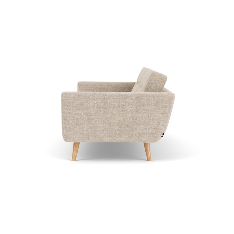 Vera 3 sits soffa Ljusgrå - Vega Sand Dune - SOFACOMPANY