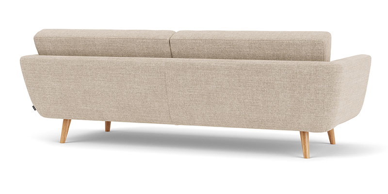 Vera 3-Sitzer Sofas Hellgrau - Vega Sand Dune - SOFACOMPANY