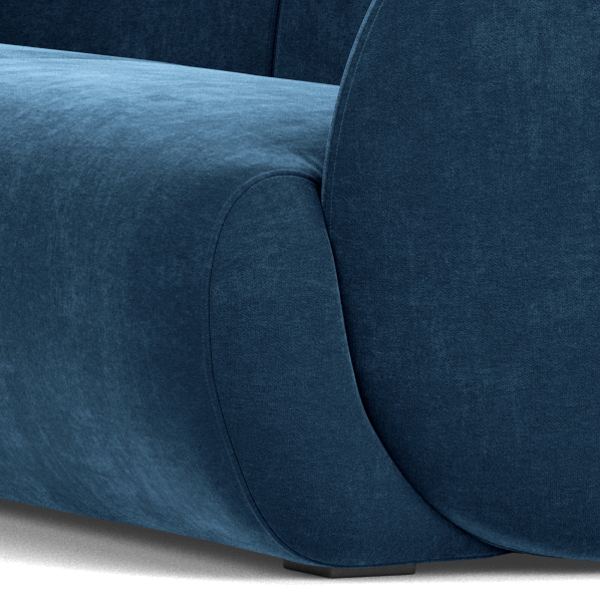 Paula, modulaire hoek zetel, rechts Blauw - Planet Legion Blue ...