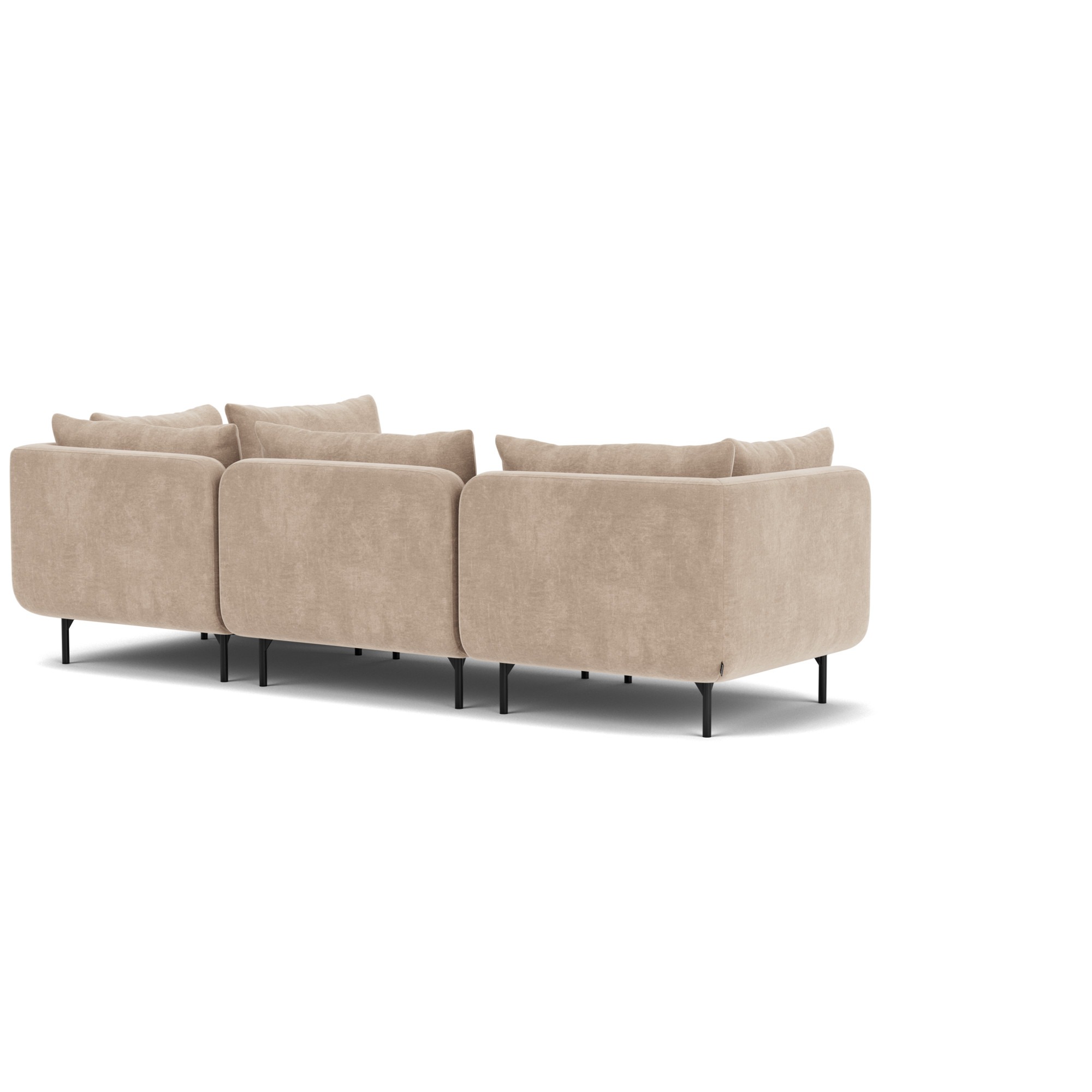 Maison, modulaire hoek zetel open-end, rechts/links Beige - Danny Cream - SOFACOMPANY