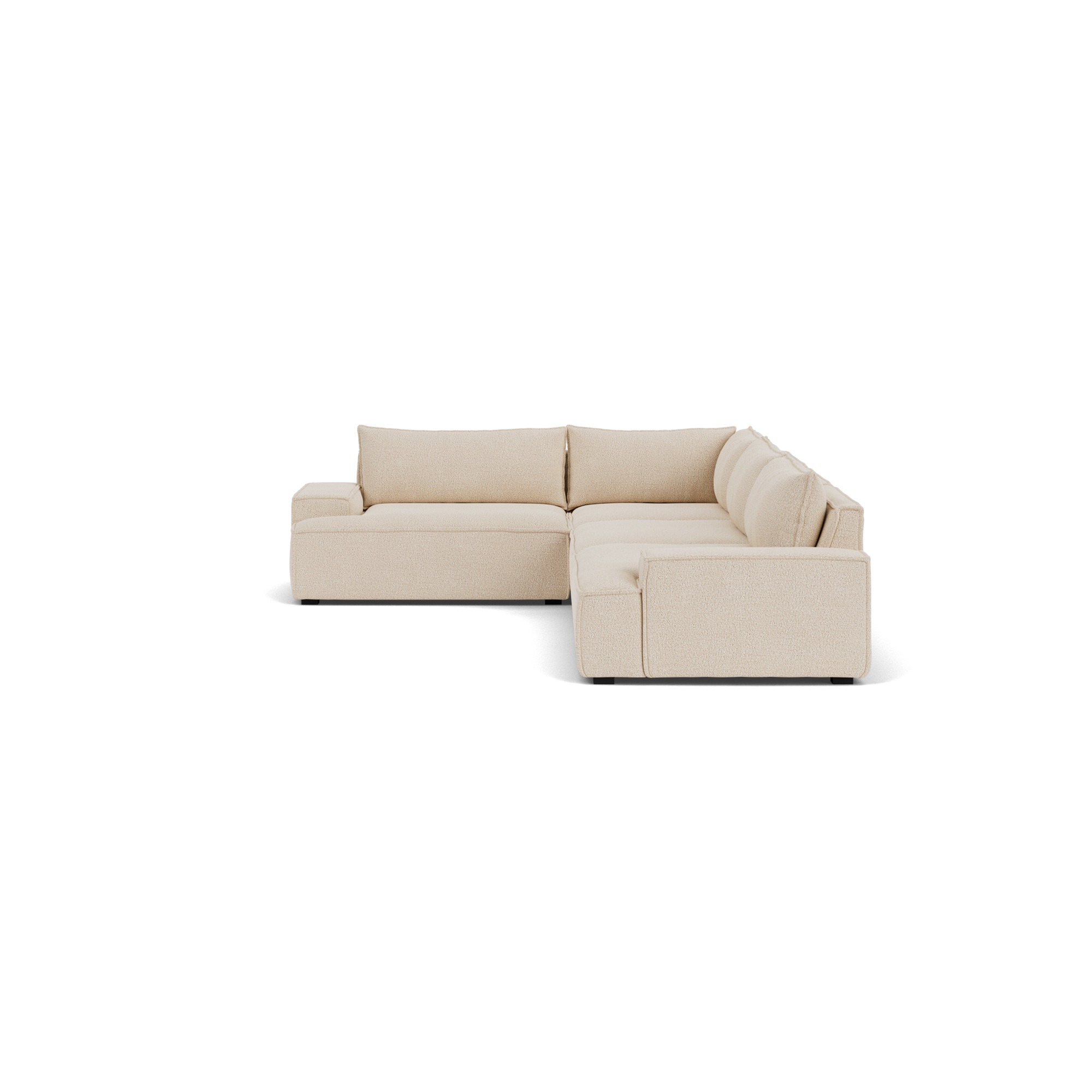 Daphne, Hjørne modulsofa, venstre Sand - Pasha Dune - SOFACOMPANY