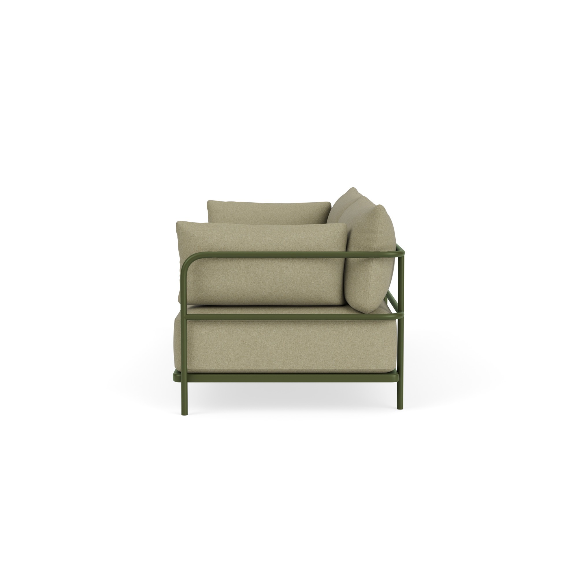 Vincent Outdoor, 3-Sitzer Modulsofa Grün - Clary Sage Green - SOFACOMPANY