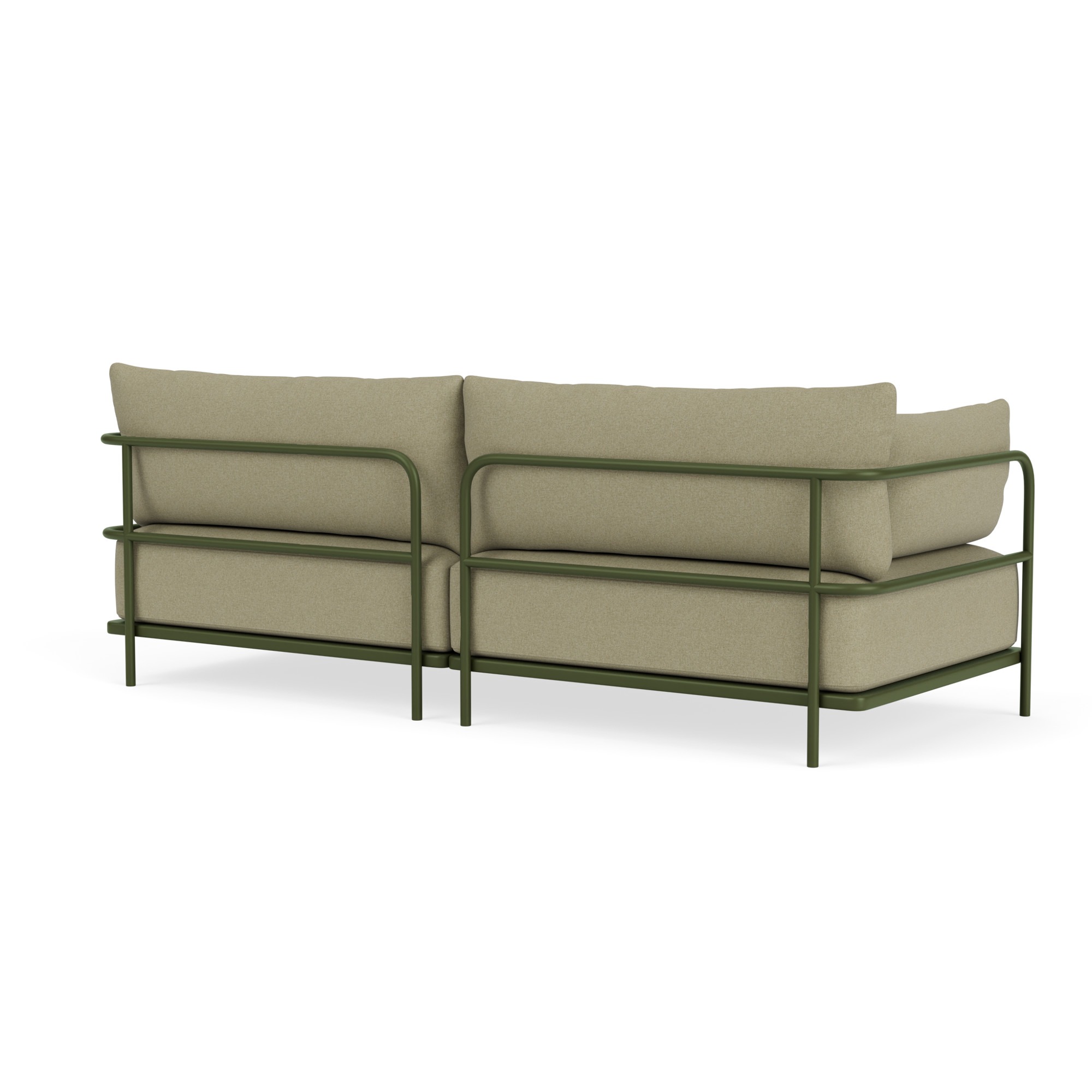 Vincent Outdoor, 3-Sitzer Modulsofa Grün - Clary Sage Green - SOFACOMPANY