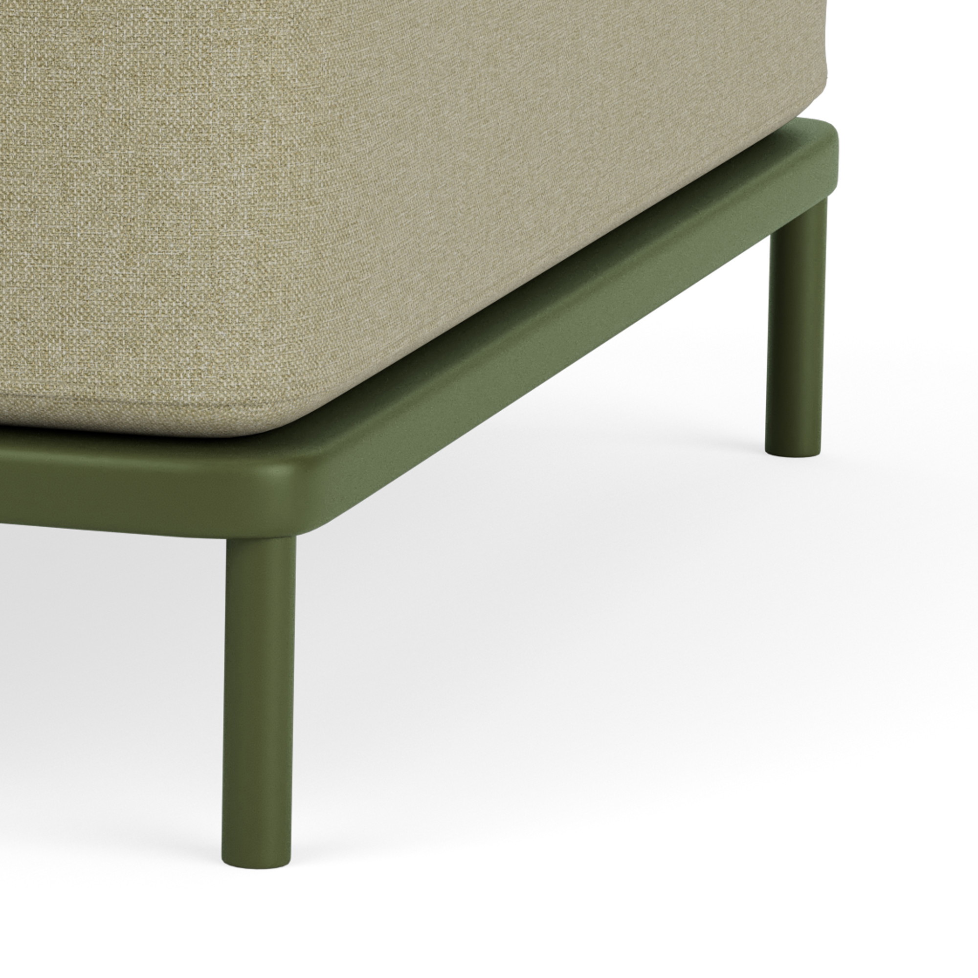 Vincent Outdoor, Hocker module Groen - Clary Sage Green - SOFACOMPANY