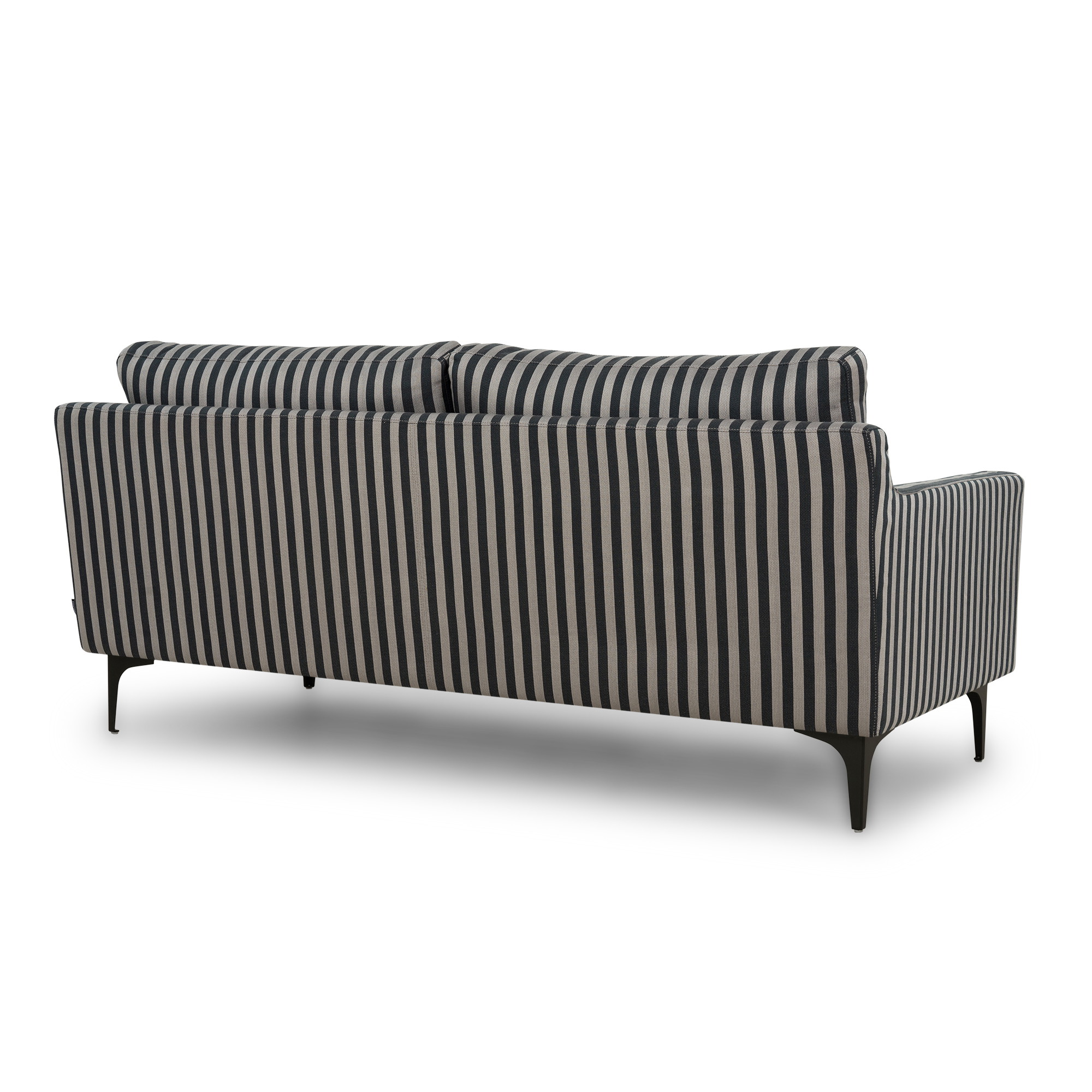 Anna Gestreift - Straight Latte Black - SOFACOMPANY