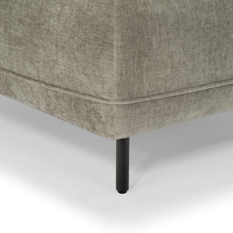 Ellis, chaiselongue module, verplaatsbare arm Groen - Planet Grey Green ...