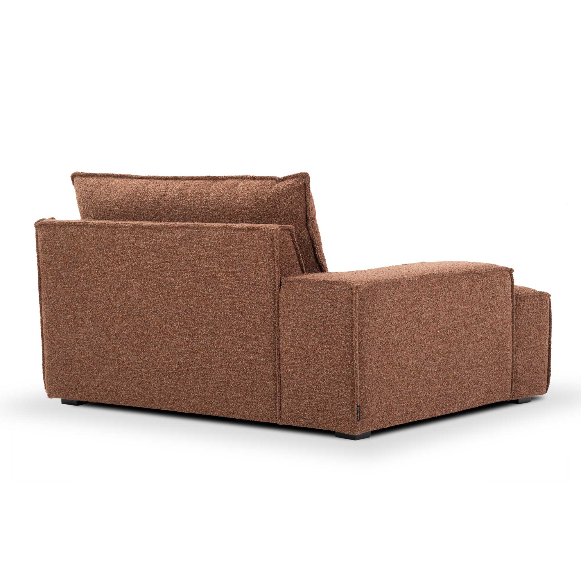 Daphne, 1-sits modul, vänster Brun - Pebble Rust - SOFACOMPANY