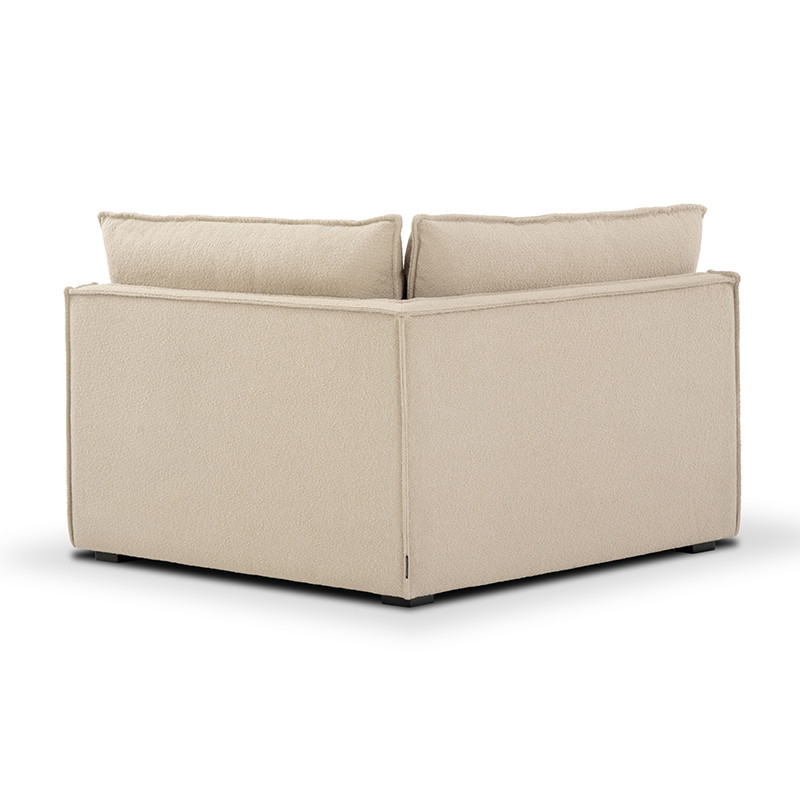 Daphne, hoekmodule, rechts Beige - Pasha Dune - SOFACOMPANY