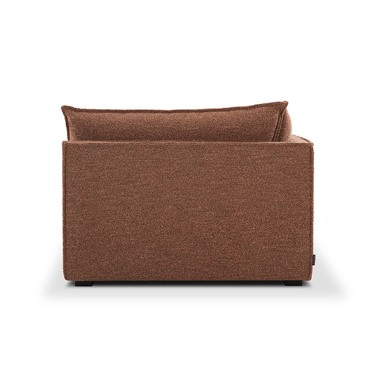 Daphne, hjørnemodul, høyre Brun - Pebble Rust - SOFACOMPANY