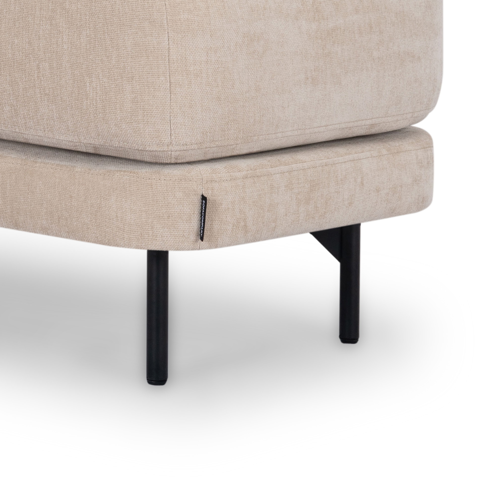 Maison, Fodskammel modul Sand - Danny Cream - SOFACOMPANY