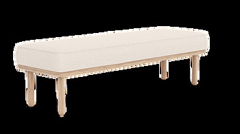 Een bench biedt elegantie en multifunctionaliteit in een klein formaat