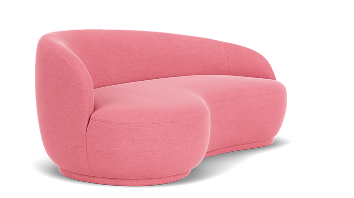 Rose 2 sits soffa Rödaktiga - Firenze Bubble Gum - SOFACOMPANY