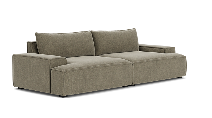 Daphne, 3,5-personers modulsofa Grøn - Free Sage - SOFACOMPANY