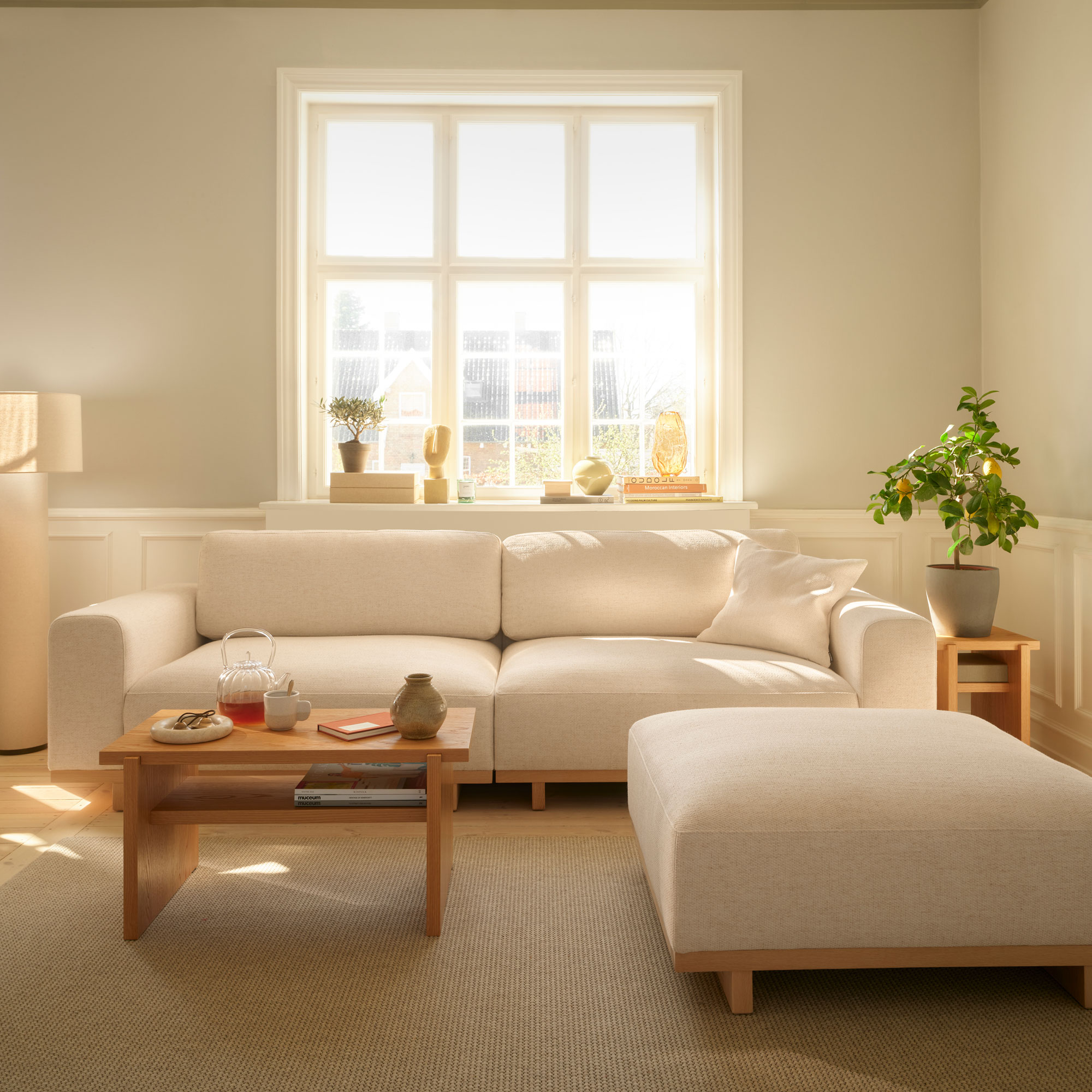 Puf til stuen fra SOFACOMPANY. Indret med bløde puffer | SOFACOMPANY