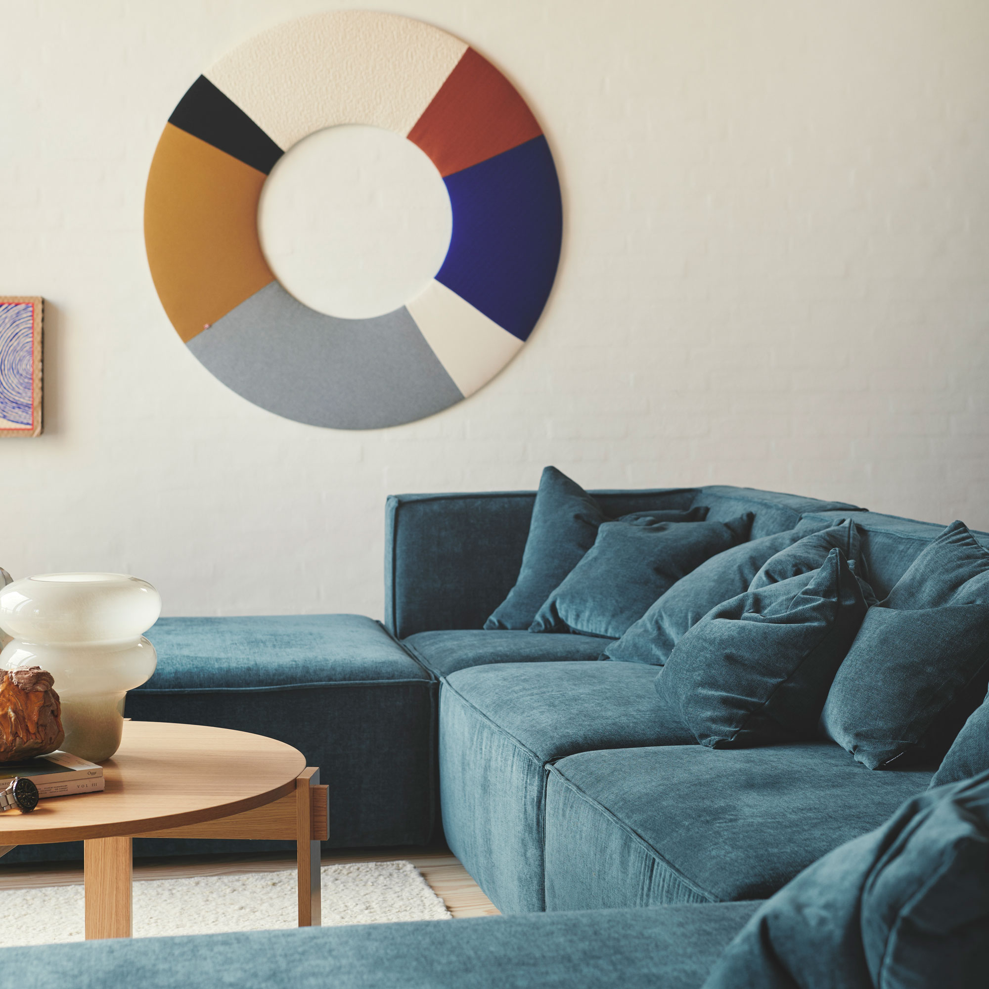 Dane Modulsofas Blau Danny Dusty Blue SOFACOMPANY