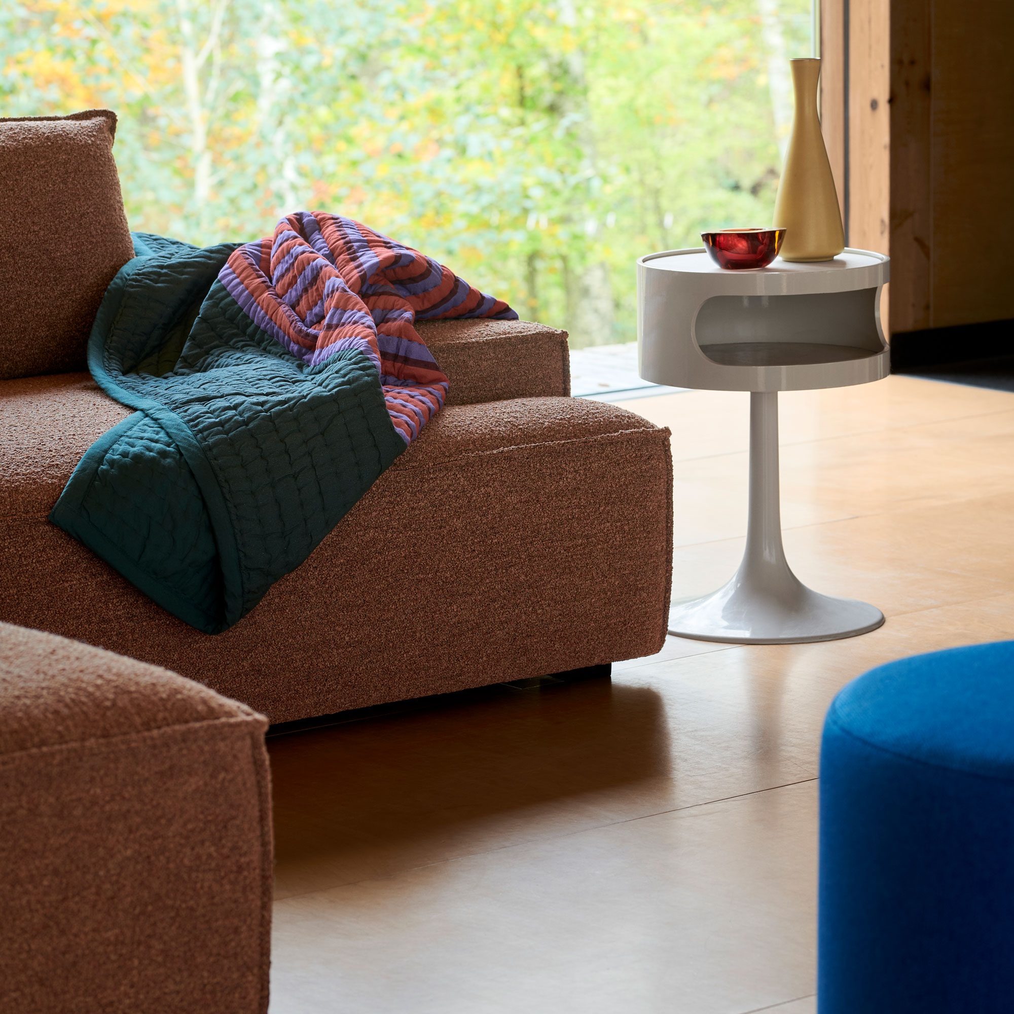 Daphne, 1 personers højre modul Brun - Pebble Rust - SOFACOMPANY