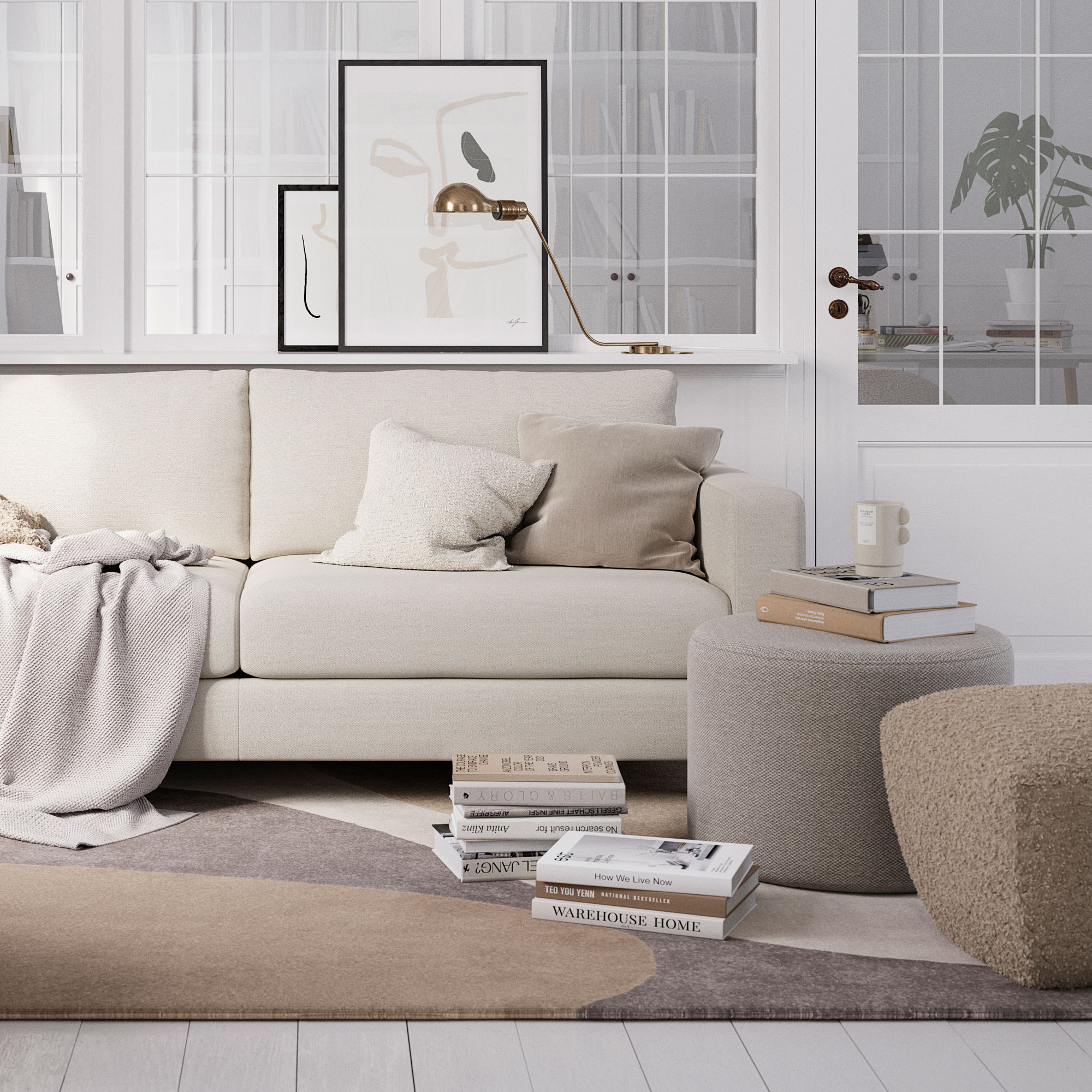 Puf til stuen fra SOFACOMPANY. Indret med bløde puffer | SOFACOMPANY