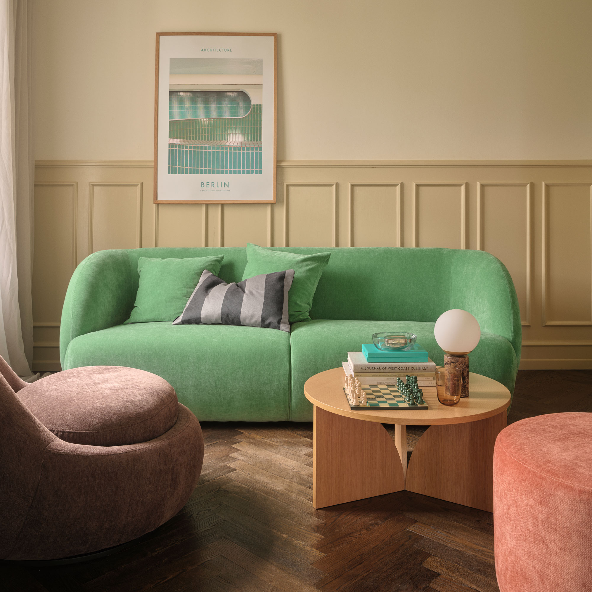 Paula Grun Moss Grass Green SOFACOMPANY