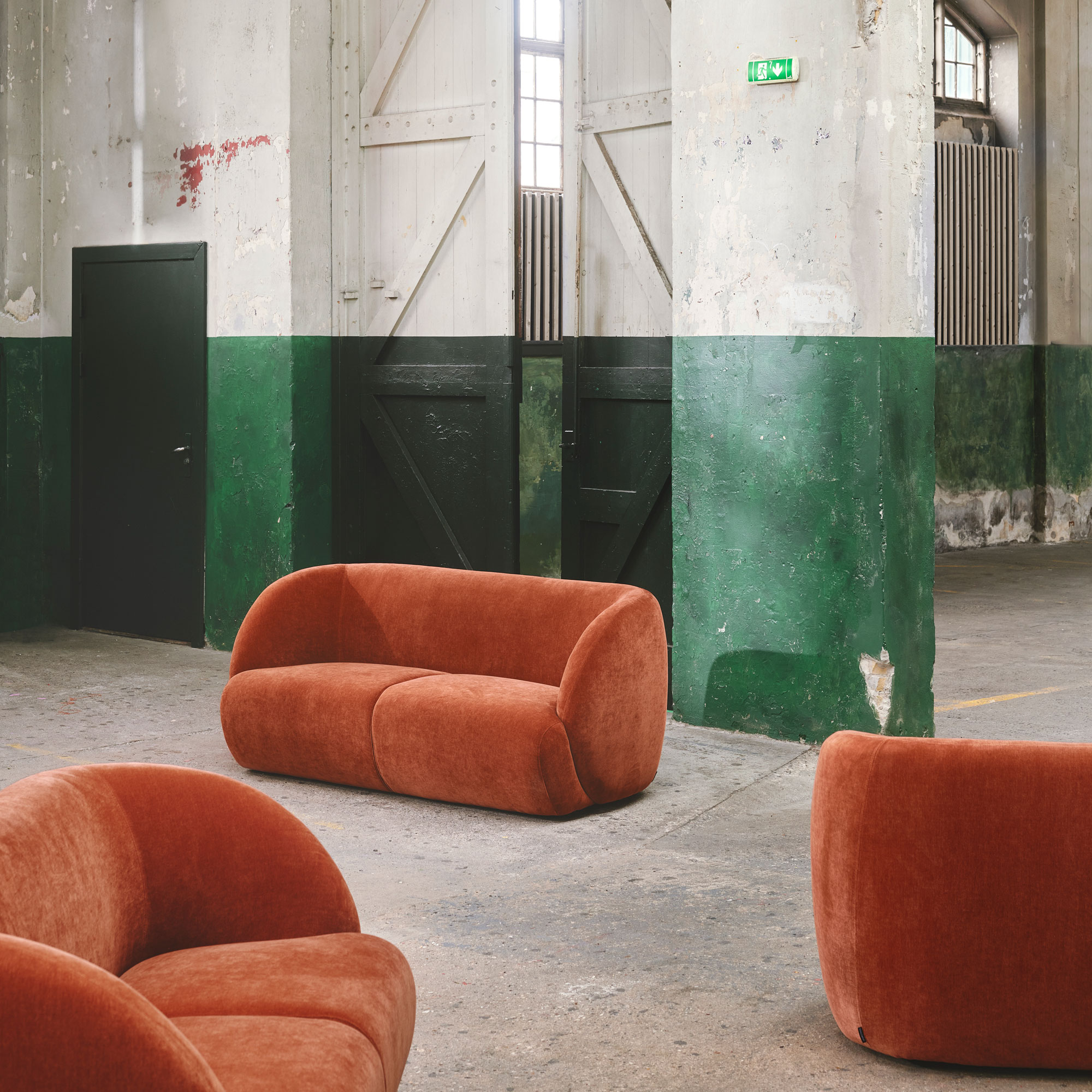 Paula Roodachtig - Moss rust - SOFACOMPANY