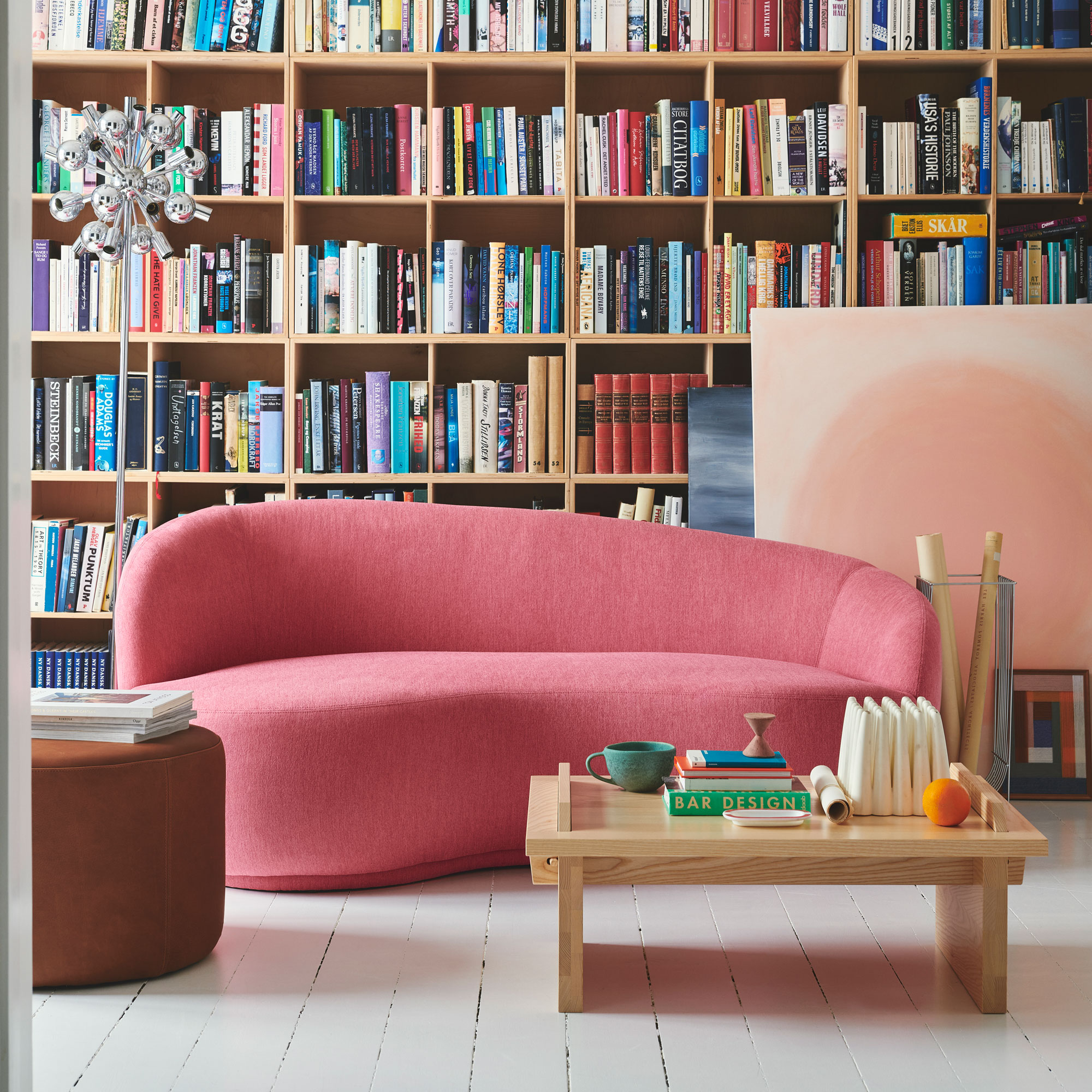 Rose 2-seters sofa Rødlige - Firenze Bubble Gum - SOFACOMPANY