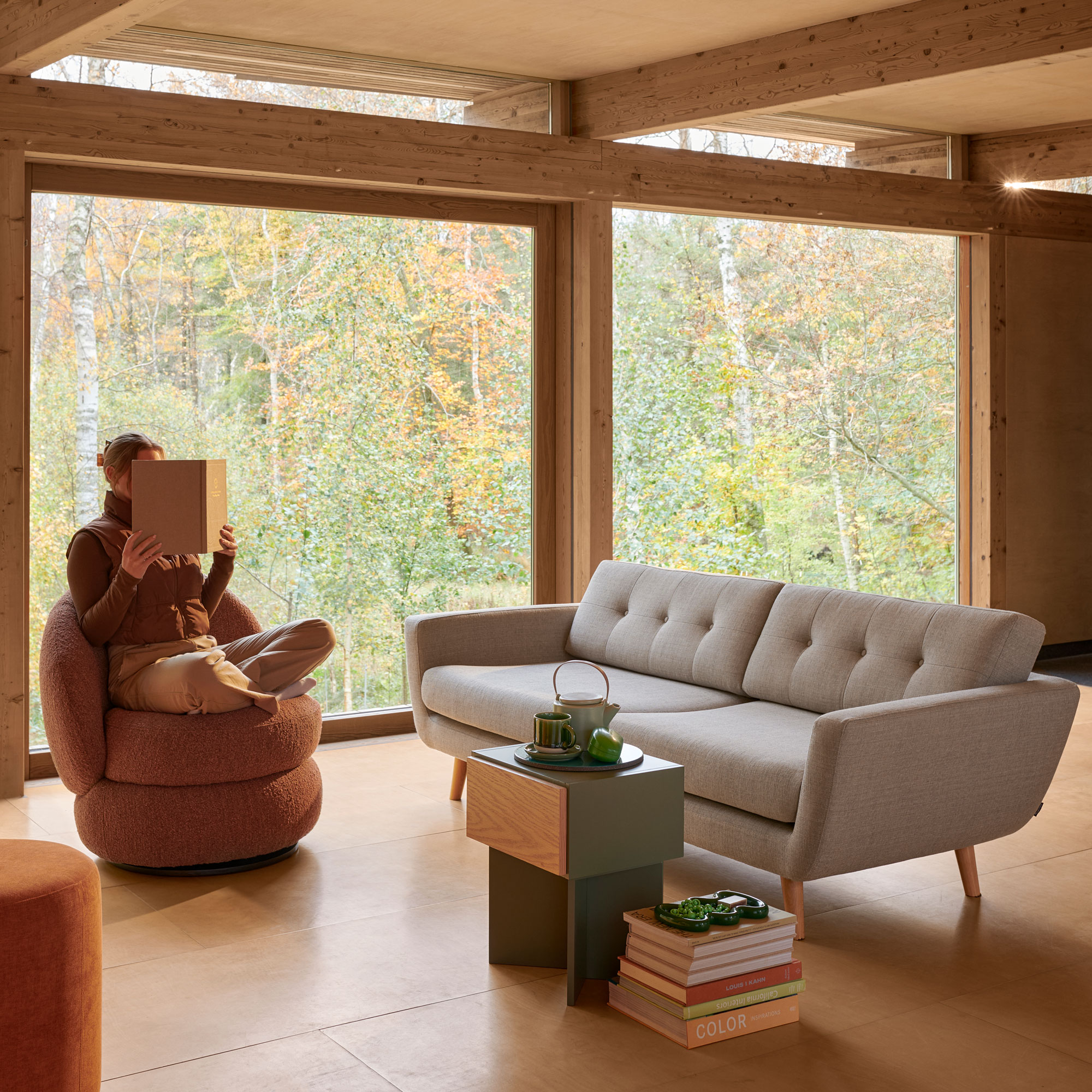 Vera 2-Sitzer Sofas Hellgrau - Vega Sand Dune - SOFACOMPANY