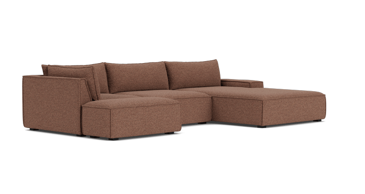 De modulaire zetel DAPHNE van SOFACOMPANY is een mega zachte loungezetel